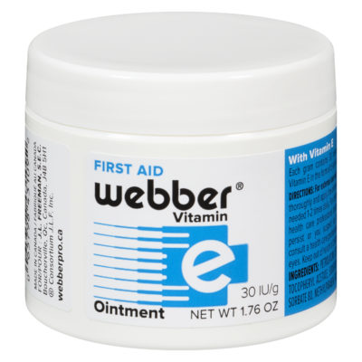 WEBBER | Creams, ointment ans skin oil with pure vitamin E